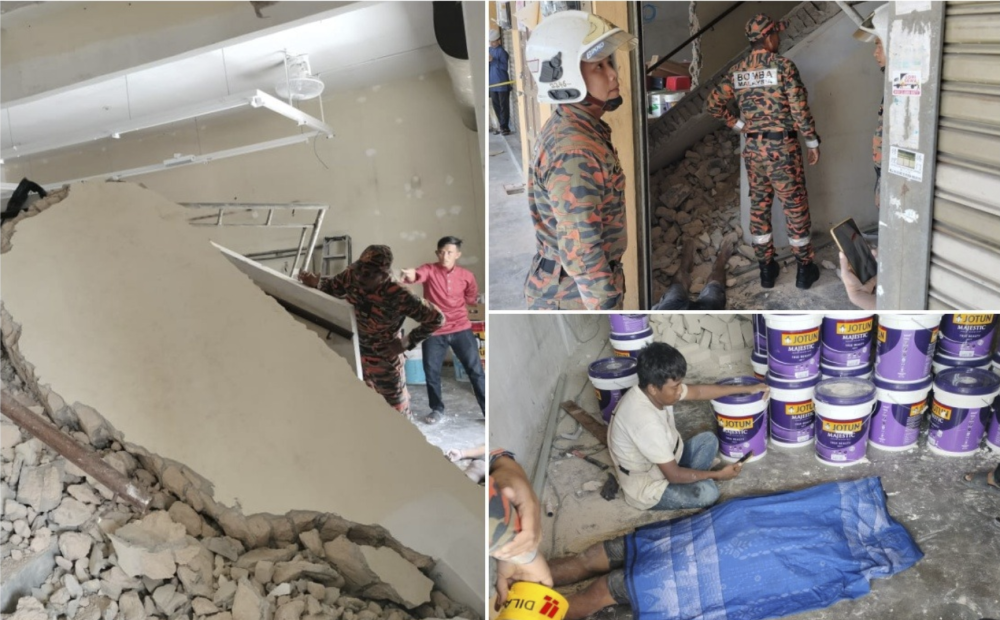 Indonesian worker crushed to death by collapsed concrete structure