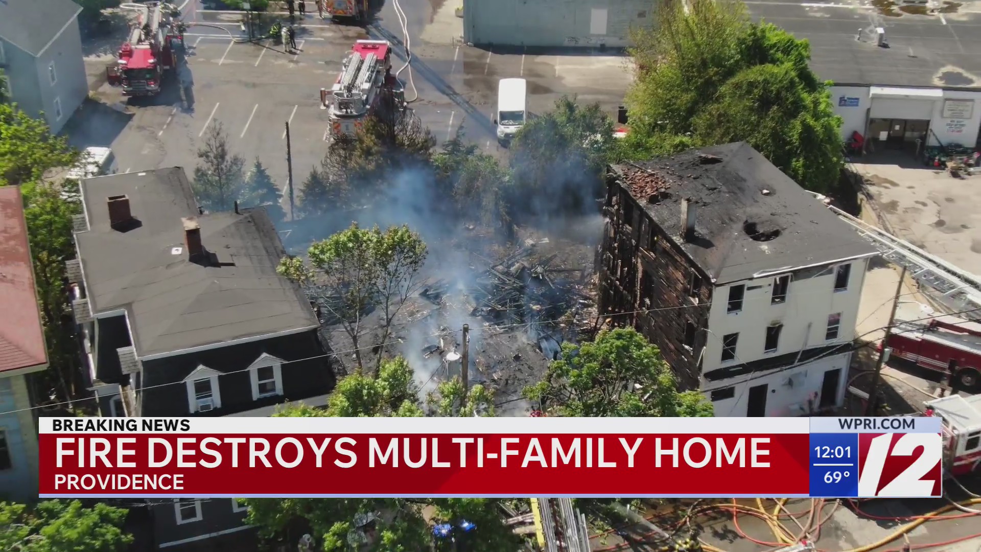 Fire destroys multi-family home in Providence