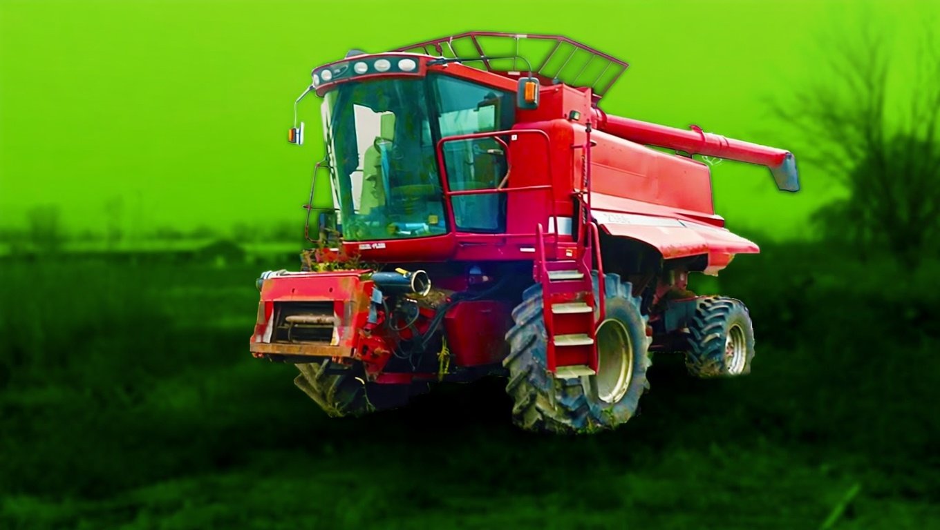 How our rescued combine faced the blaze