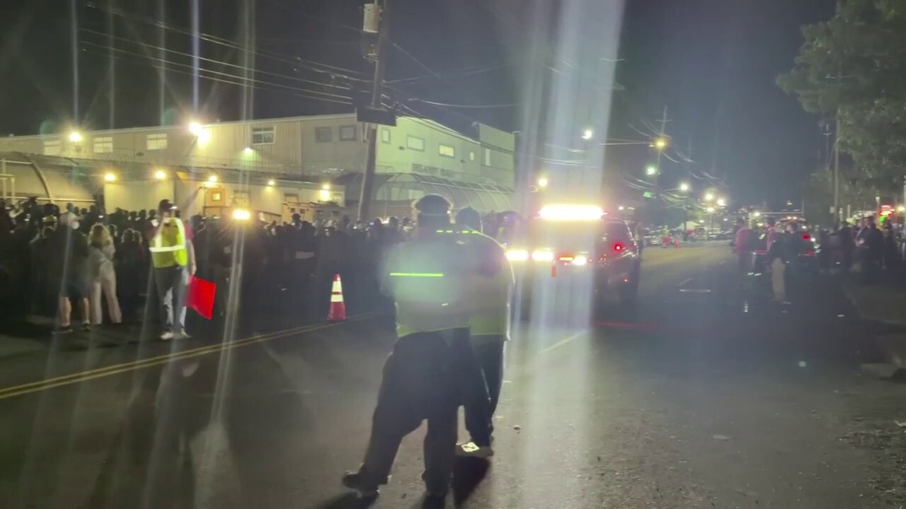 Newark Police Department makes a brief rare appearance at Delaney Hall ...