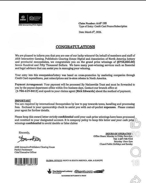 Looks very real: Caruthersville Police warn about sweepstakes scam letter