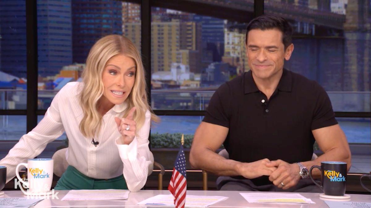 Kelly Ripa admits she's been 'hiding' David Beckham's honey from Mark ...