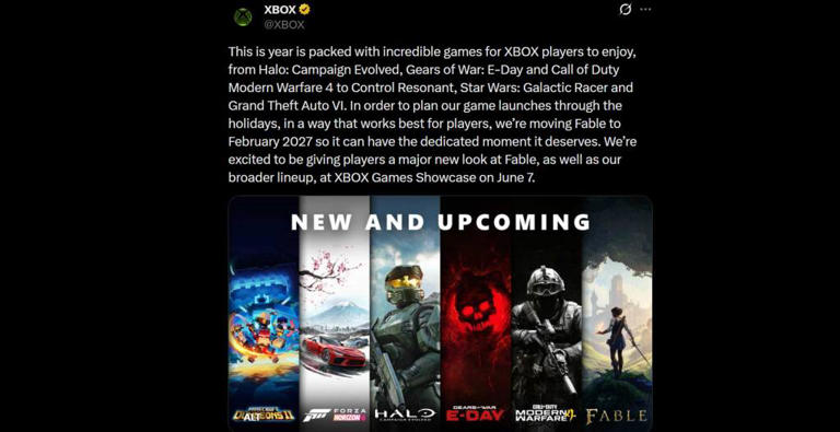 Fable gets delayed to 2027 to avoid GTA 6 launch
