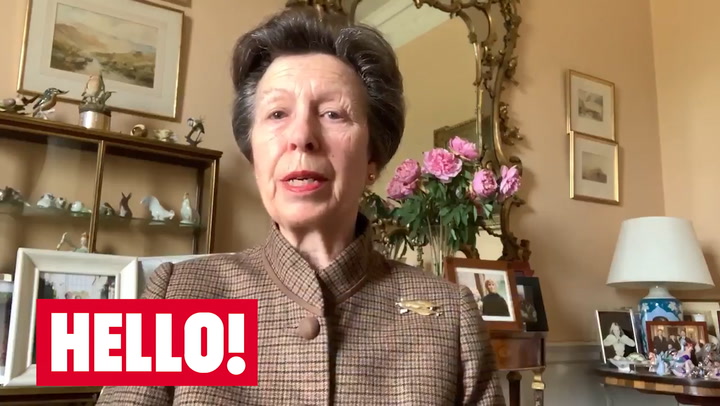 Watch: Princess Anne gave an interview from her home office in 2020