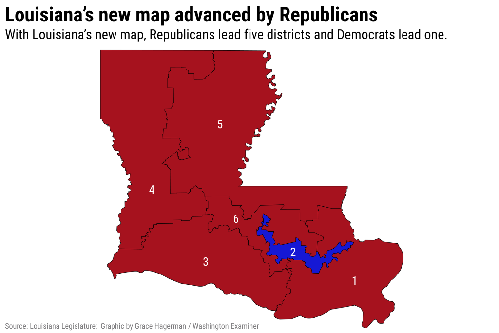 Louisiana passes new congressional map
