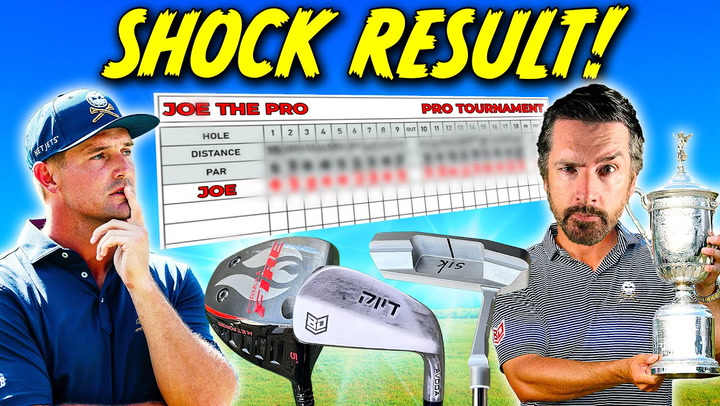I entered a pro event with Bryson DeChambeau's clubs