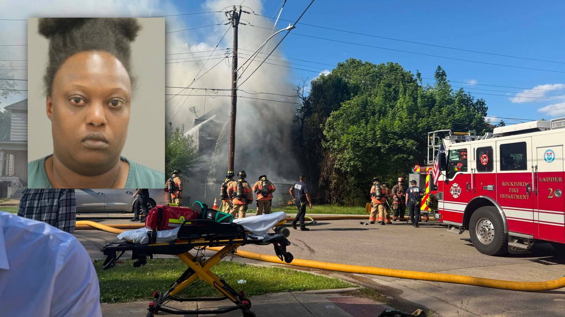 4 charged with arson in blaze that hurt Rockford firefighter