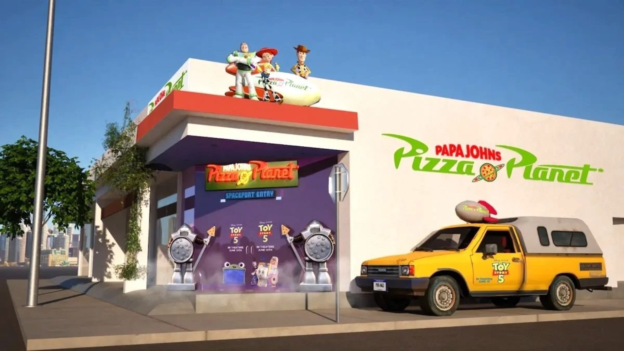 'Toy Story 5' headed to Papa Johns for Pizza Planet pop-up promo