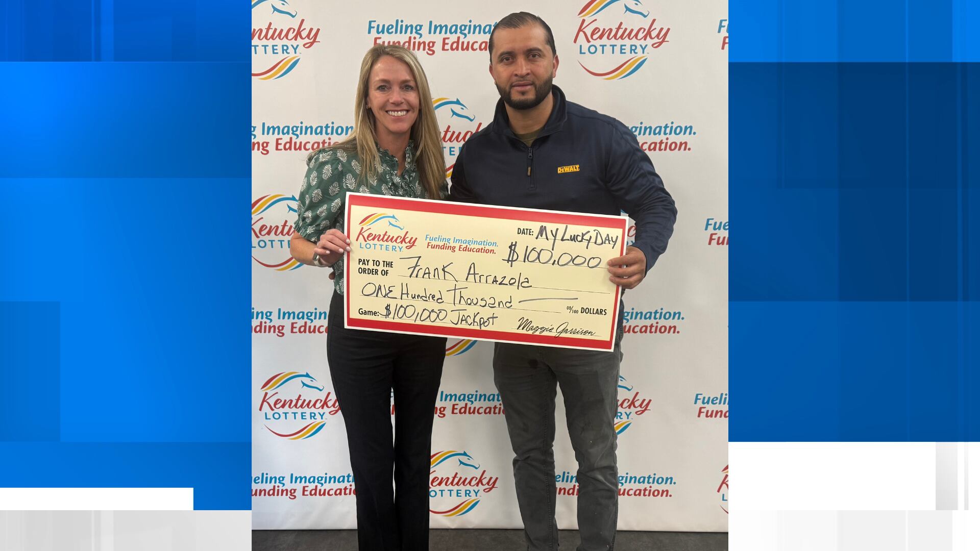 Lexington man wins $100K lottery prize on first ticket purchased