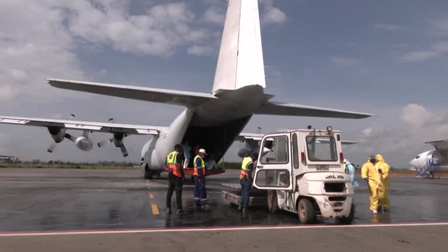 Humanitarian aid flights bring Ebola supplies to Congo's Bunia