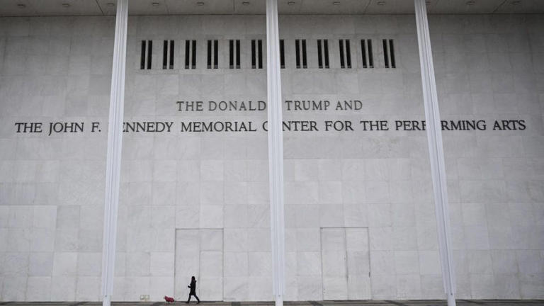 Judge blocks Trump’s effort to rename Kennedy Center after himself