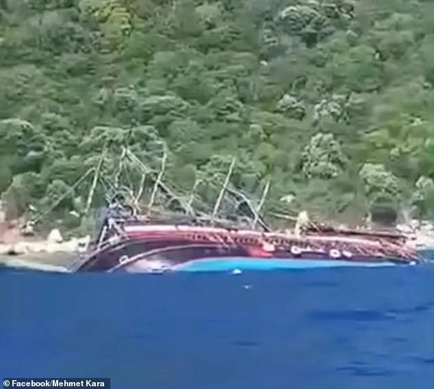 Pirate-themed party boat carrying Brits sinks in Turkey as 148 ...
