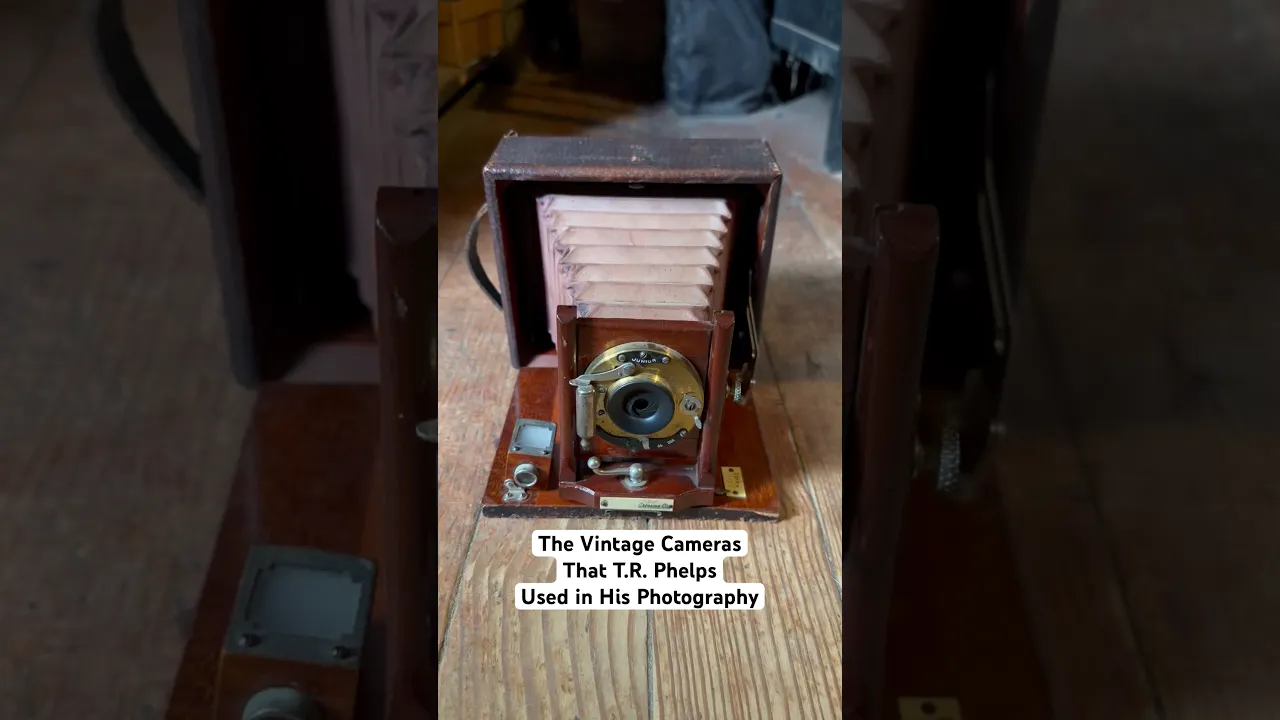 The vintage cameras TR Phelps used in his photography to capture ...