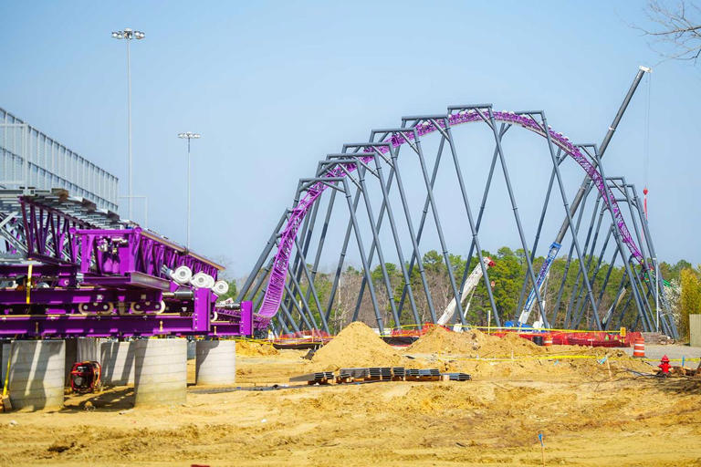 Six Flags' secretive new coaster will be among 'top 5' tallest in the ...