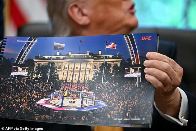 Pentagon seeks troops to fill seats at Trump White House UFC fight ...