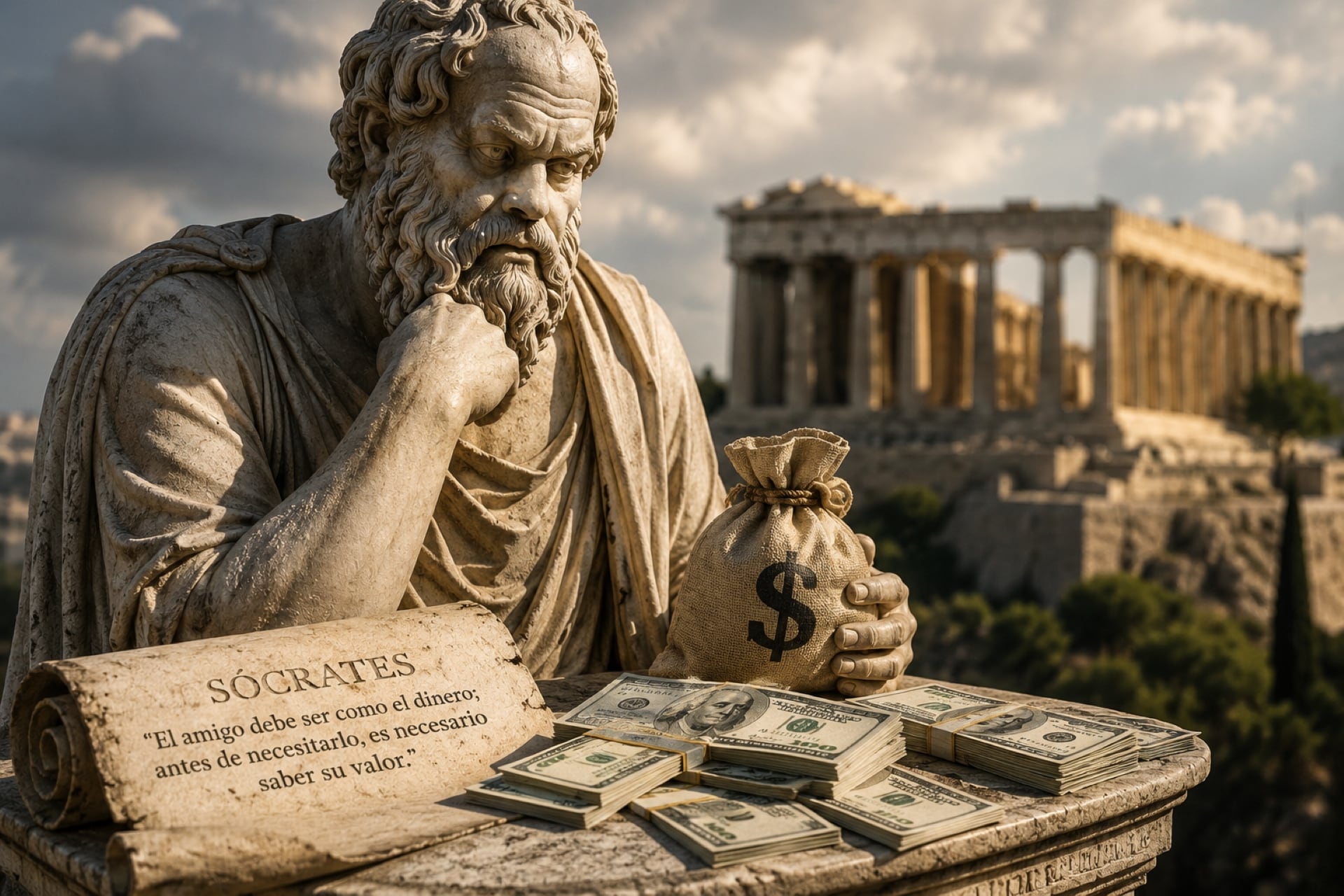 “Deben ser como el dinero” | La frase de Sócrates que cambia para ...