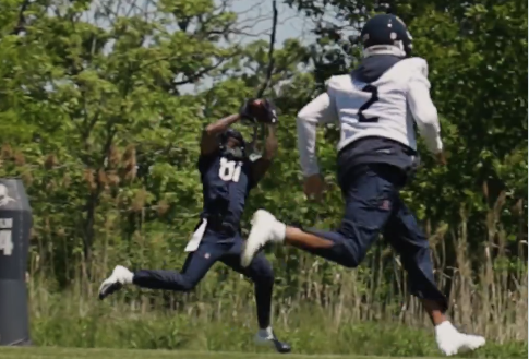 Zavion Thomas is already torching the Bears' first-team defense at OTAs ...