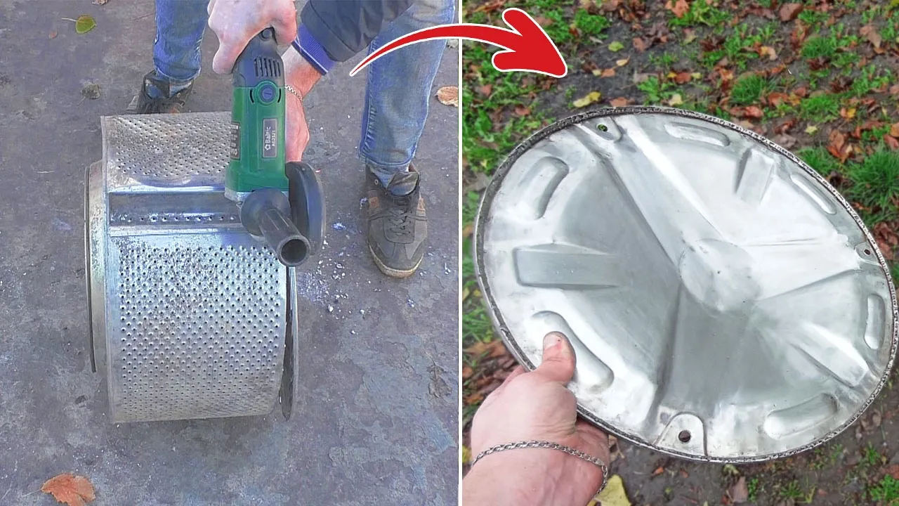 Awesome DIY project using a washing machine drum!