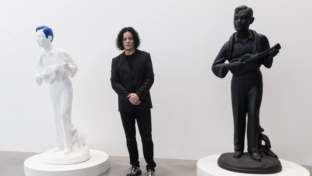 Jack White debuts first London art show blending music and craft
