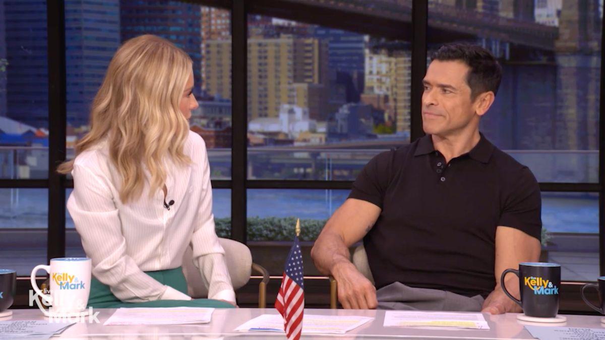 Kelly Ripa admits she's been 'hiding' David Beckham's honey from Mark ...