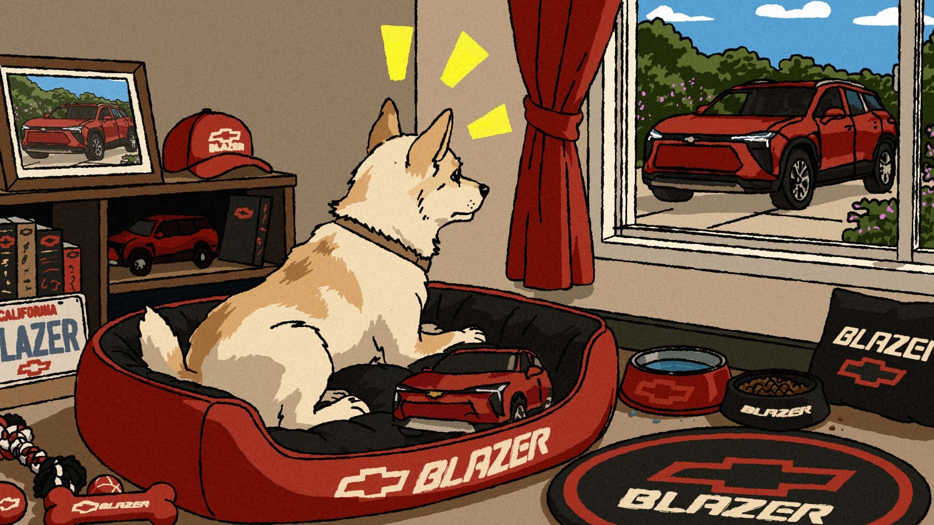 My dog is now obsessed with Chevy EVs and it's all thanks to the weird ...