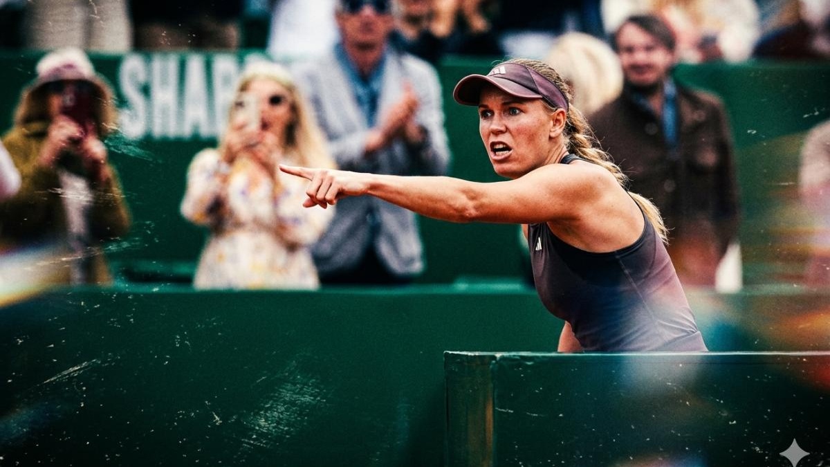 Furious Carolina Wozniacki calls out Jannik Sinners team fans left ...