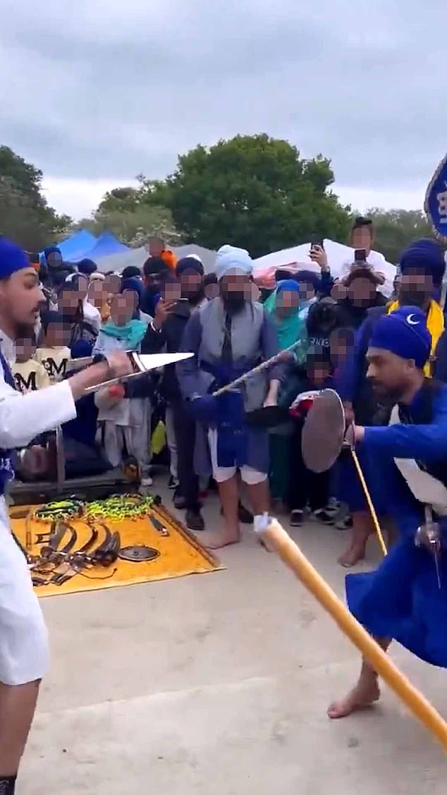 Sikh killer flaunts deadly weapons years before murderous attack on ...