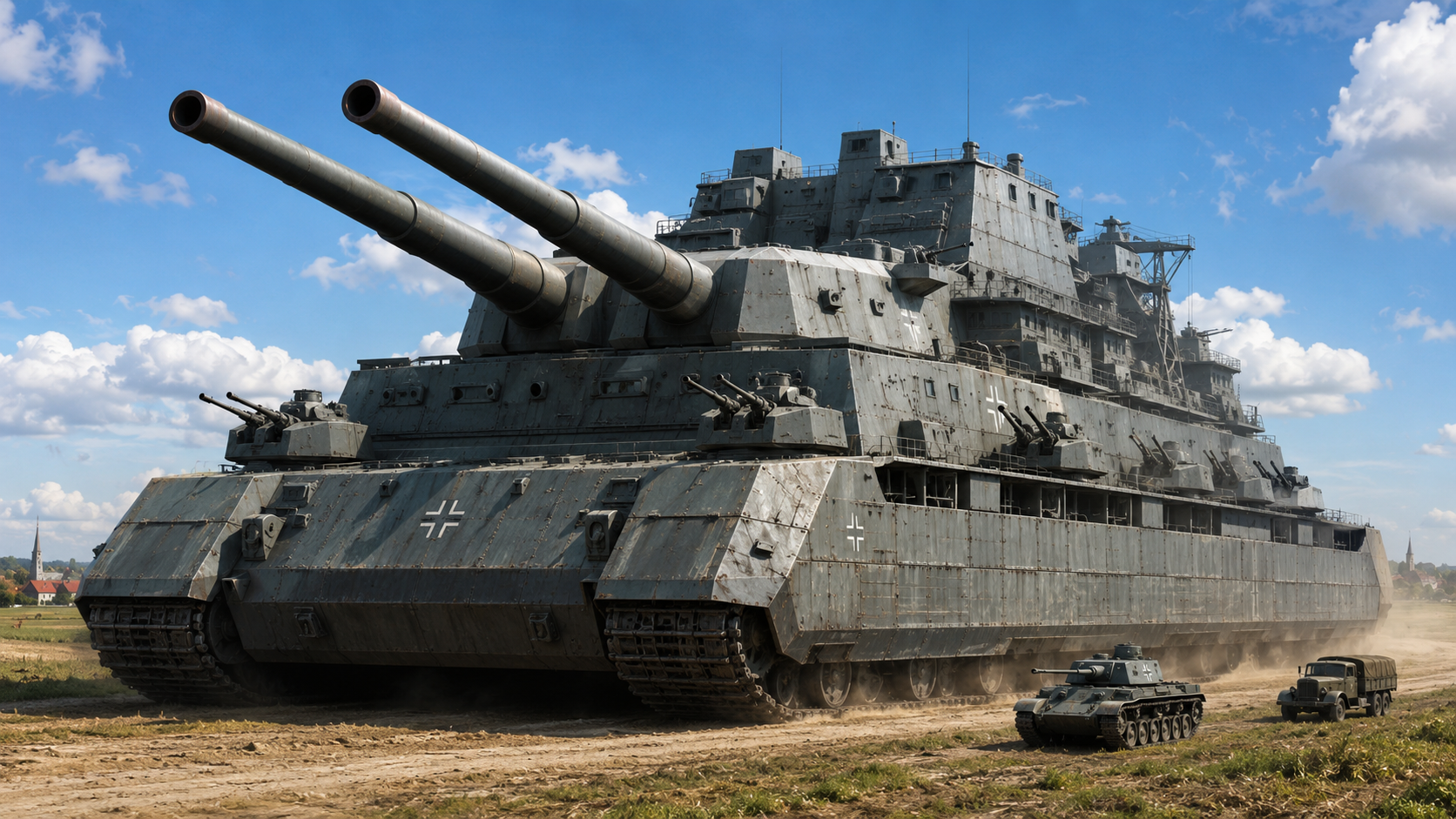 The Nazi super tank that was too big to fight - P.1000 Ratte