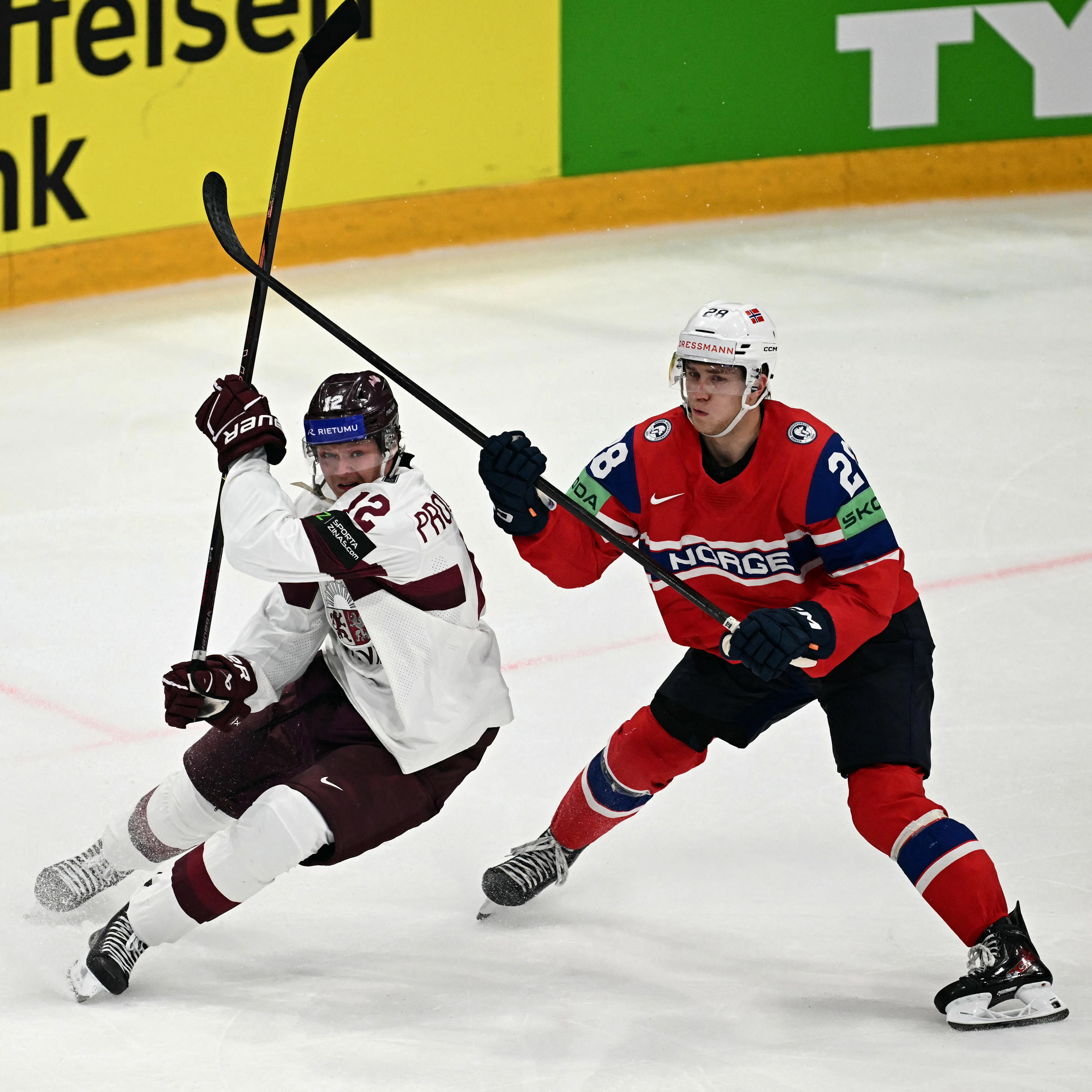 Red Wings' Michael Brandsegg-Nygard helps fuel Norway's run in worlds