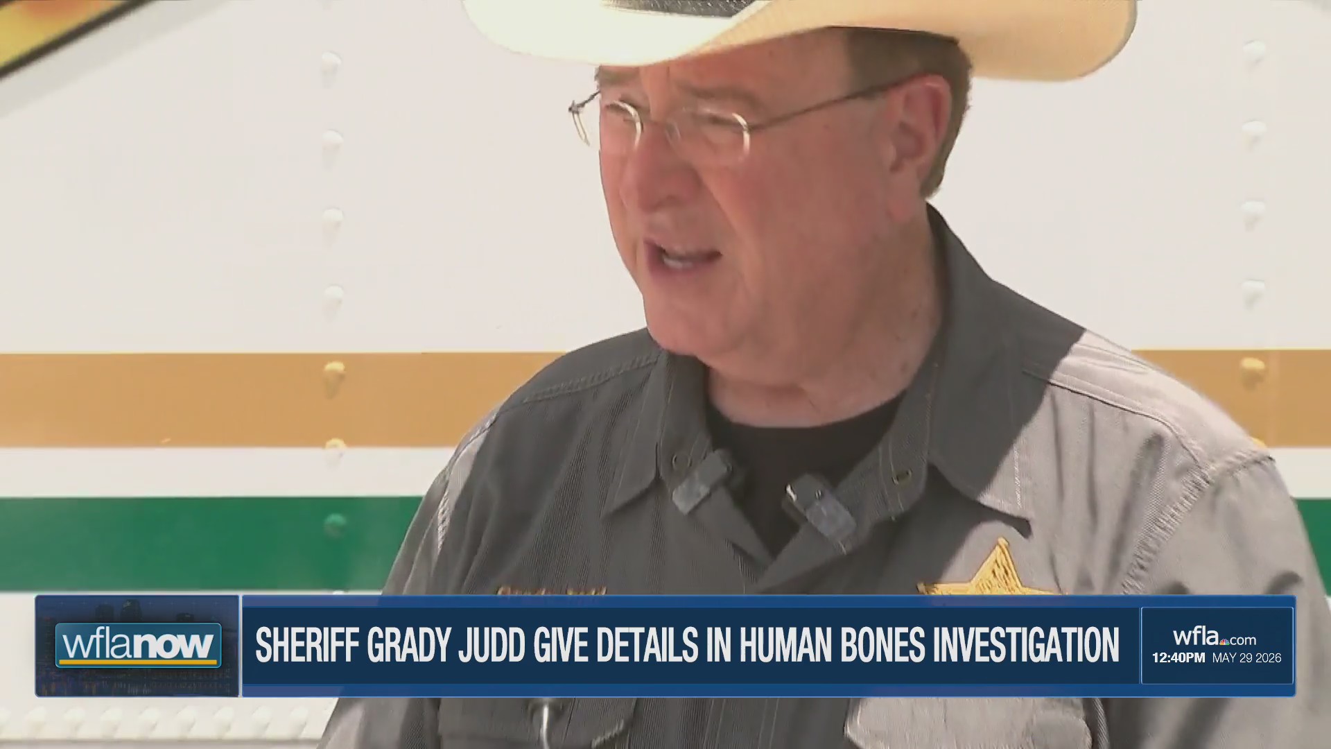 Polk sheriff speaks on discovery of human remains