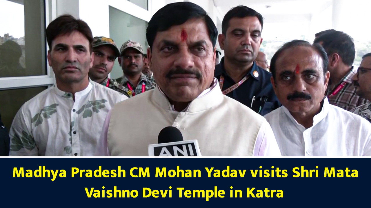 Madhya Pradesh CM Mohan Yadav visits Shri Mata Vaishno Devi Temple in Katra