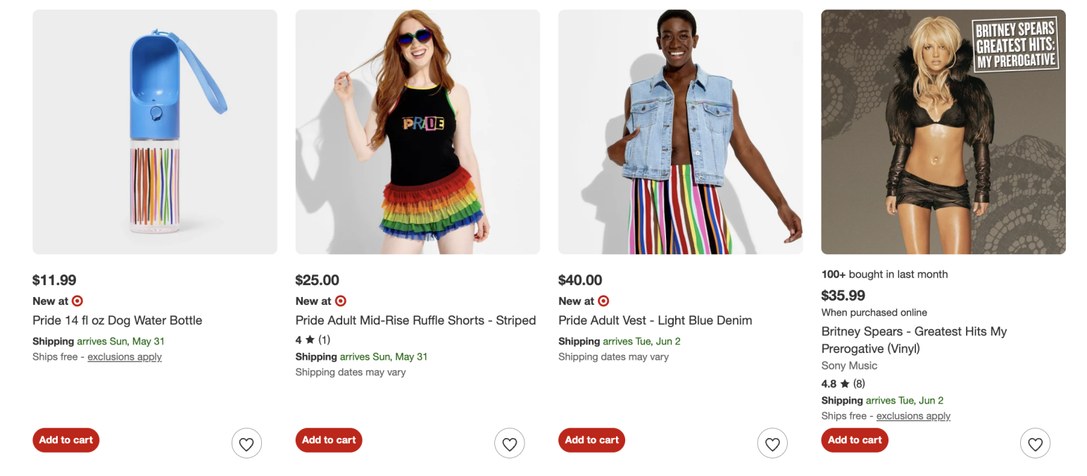As expected, Target’s Pride collection is a rainbow flop