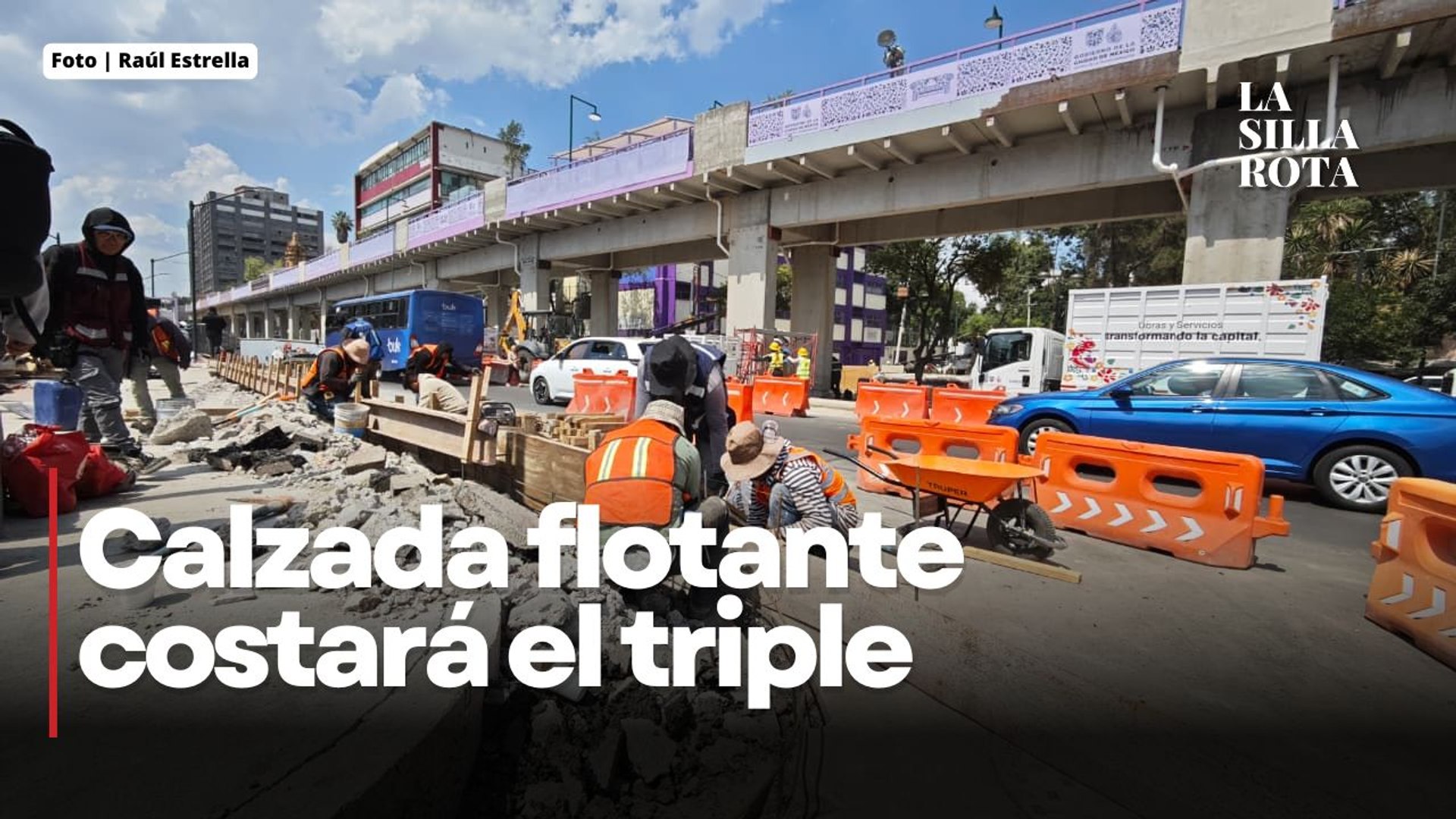 Calzada flotante de Tlalpan se retrasa y triplica su costo