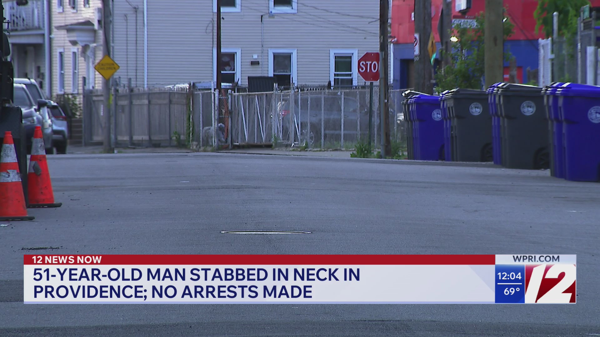 Man hospitalized after being stabbed in the neck in Providence