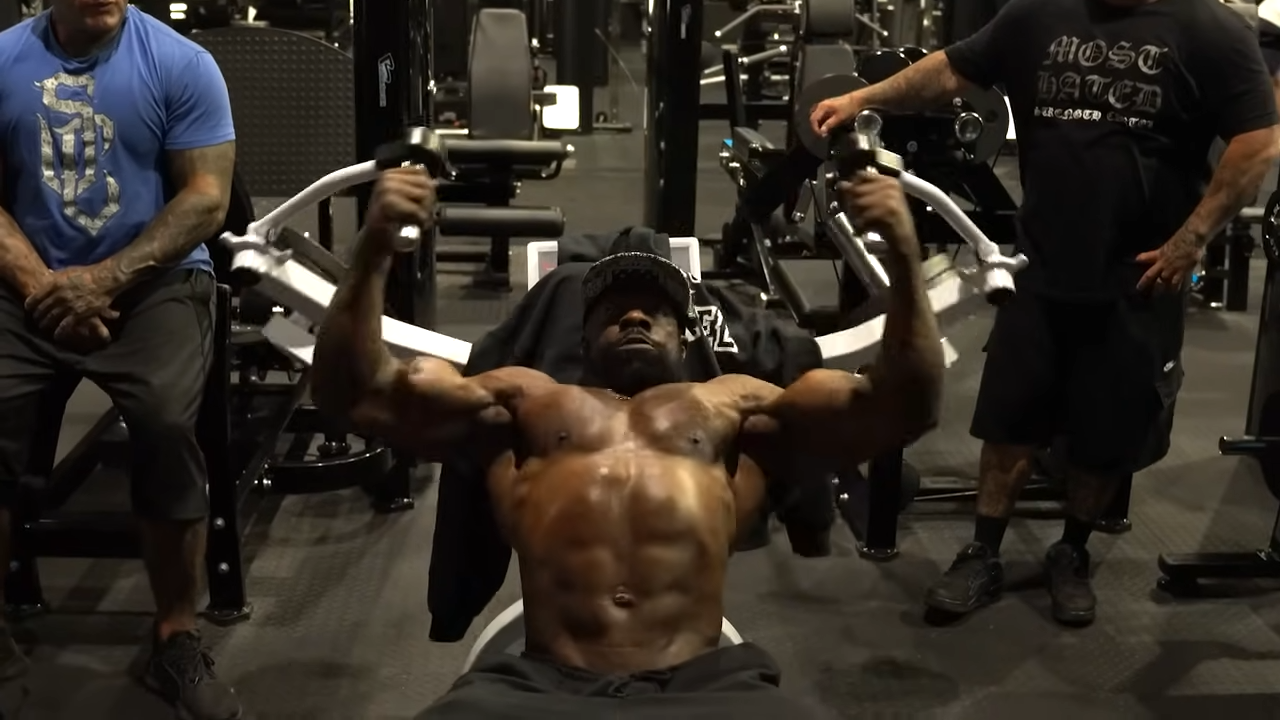 Watch what happens when Big Boy attacks five plates on chest day