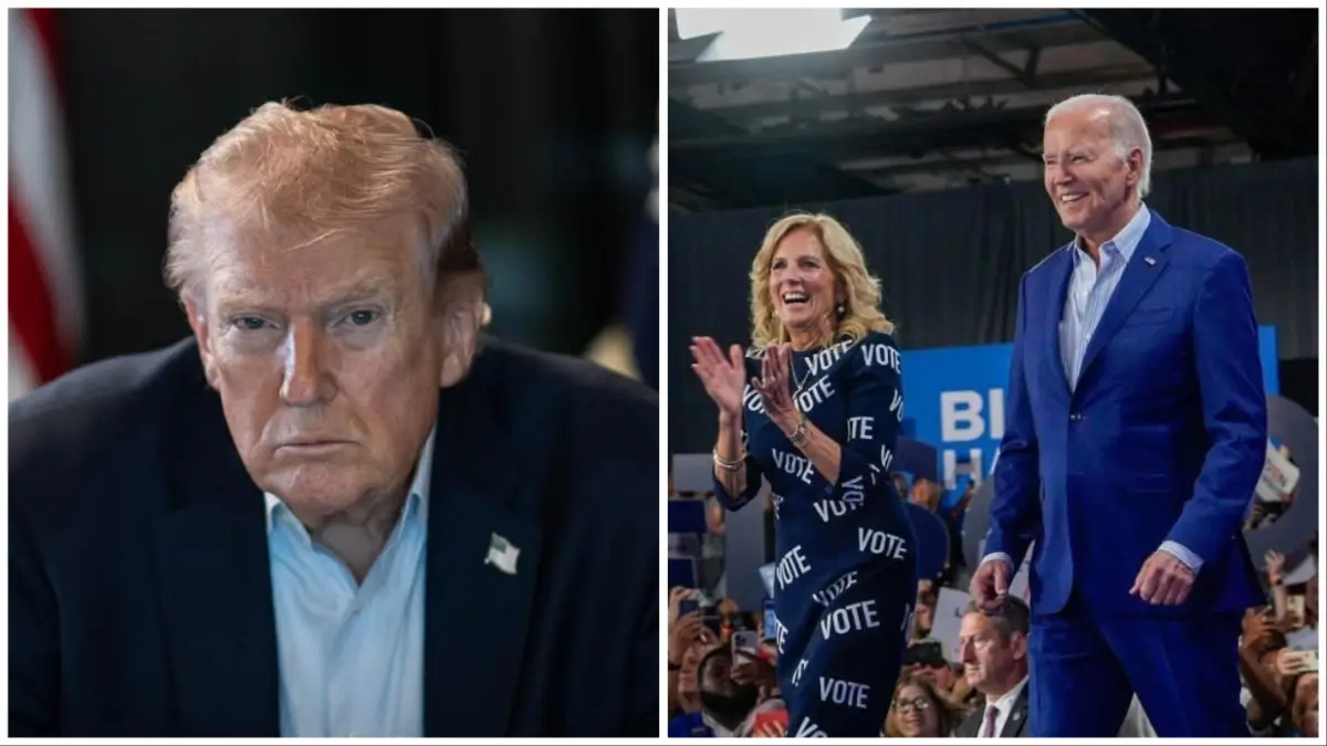 Turns everything into a brag: Trump explodes at Jill Biden over stroke ...
