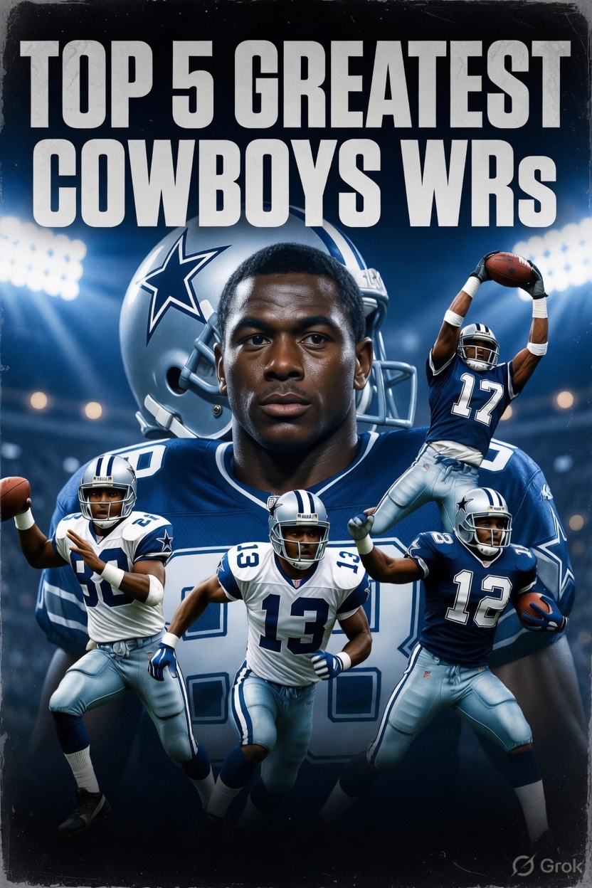 Top 5 greatest WRs in Dallas Cowboys history ranked