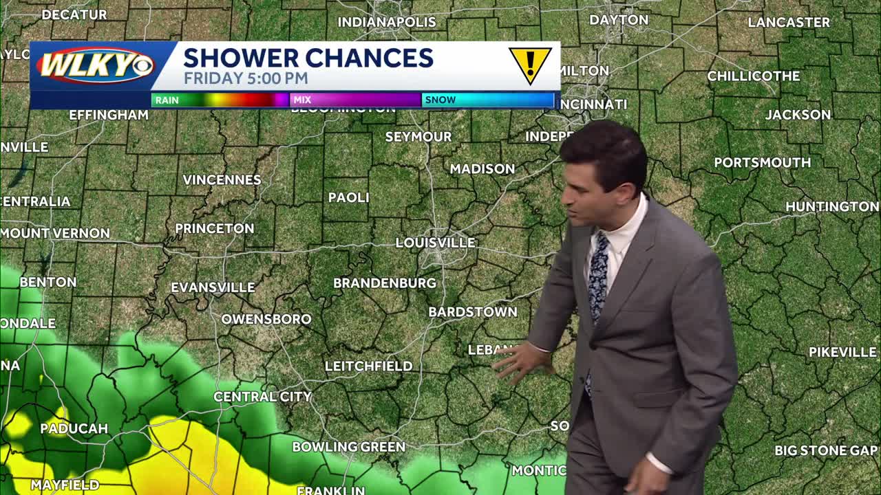 Showers for some, warm and dry for many