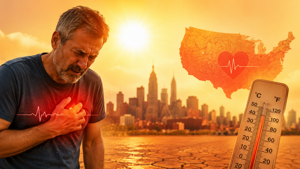 Extreme heat to drive US heart disease burden up 200% by 2050: Study