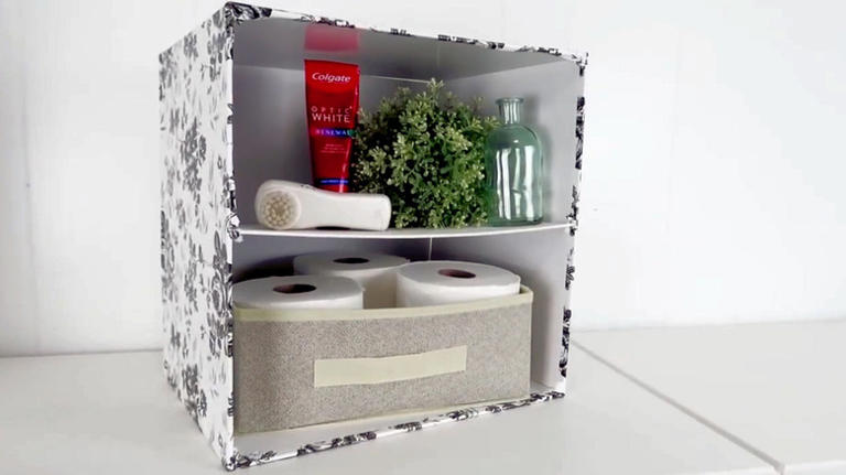 Not baskets, not shelves: The Dollar Tree DIY for stylish toilet paper ...