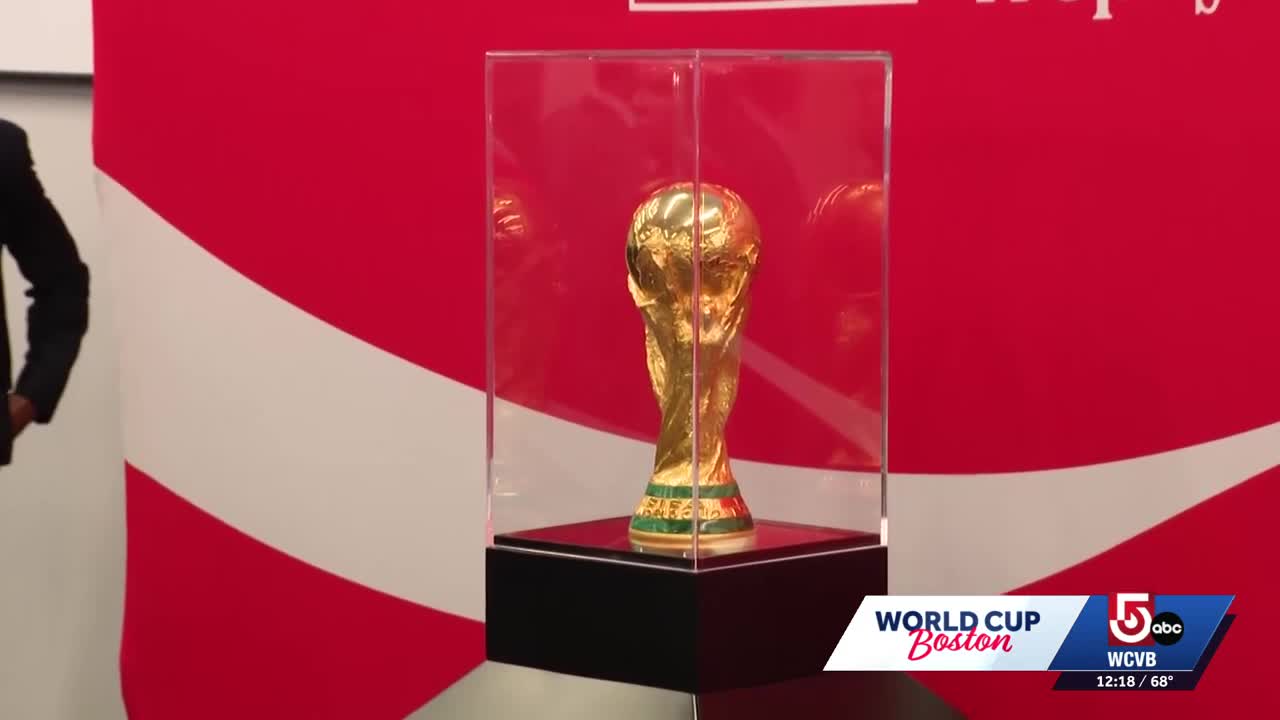 FIFA World Cup trophy makes tour stop in Massachusetts
