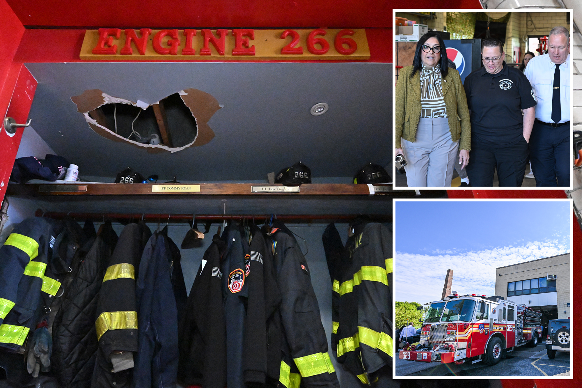 Dilapidated FDNY firehouses plagued by huge leaks, collapsed ceilings ...