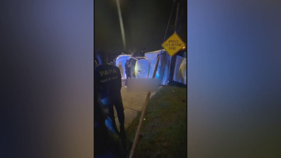 Driver’s head pinned under box truck in crash; rescued by good Samaritans