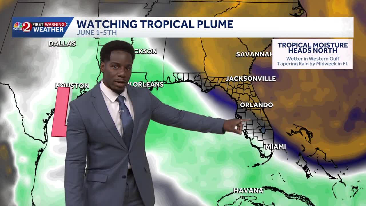 Tropical moisture set to influence your weekend forecast | Tracking ...