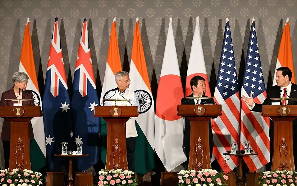India rebuffs China, says Quad focused on cooperation