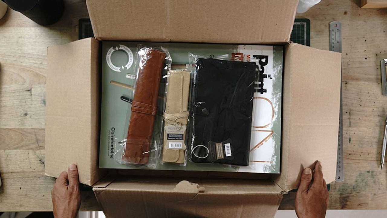 Unboxing Clairefontaine art papers for sketching painting and pastel use