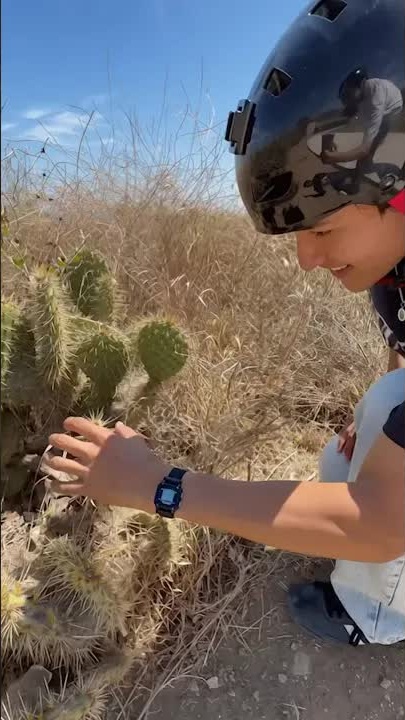 Scooter trick challenge gone wrong: Cactus edition!