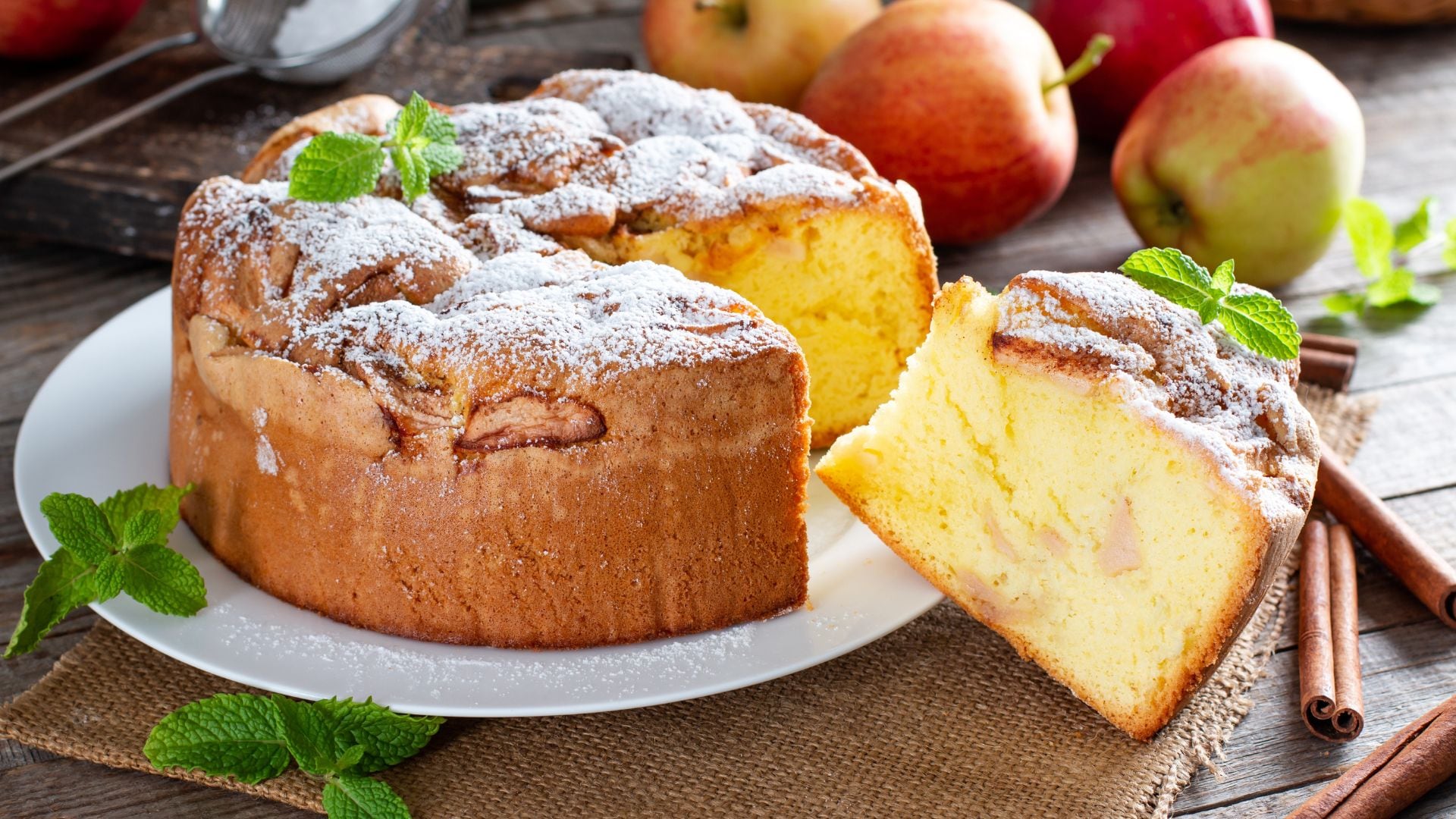Sin azúcar ni harina | Cómo hacer la torta matera de manzana que está ...