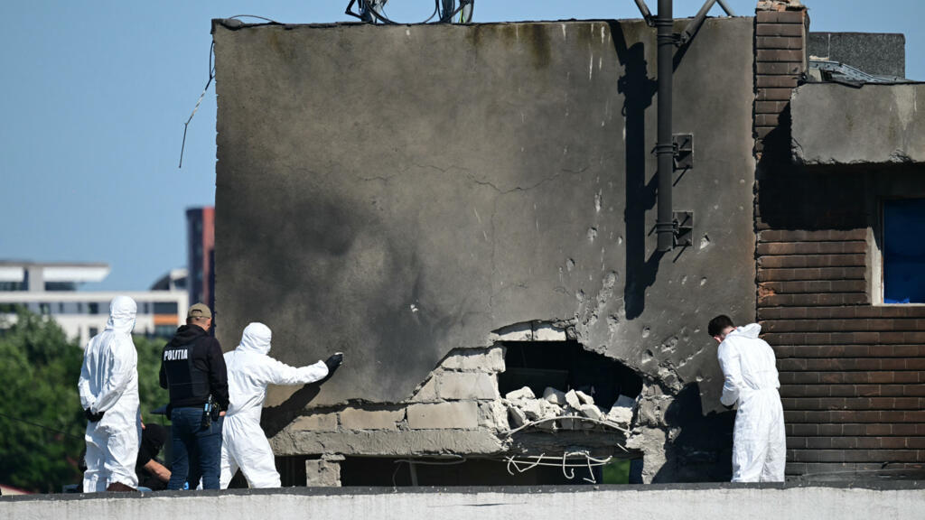 Russia accused of launching drone that hit apartment block in Romania ...