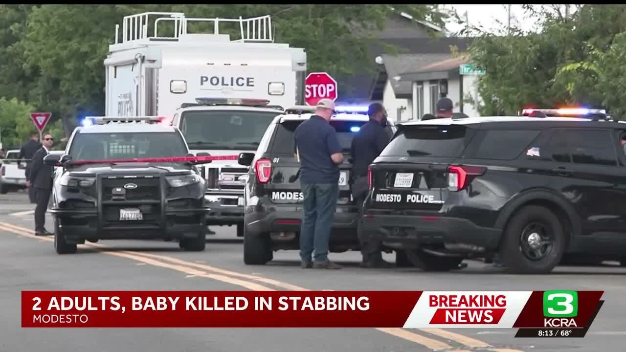 2 women, infant killed in Modesto stabbing